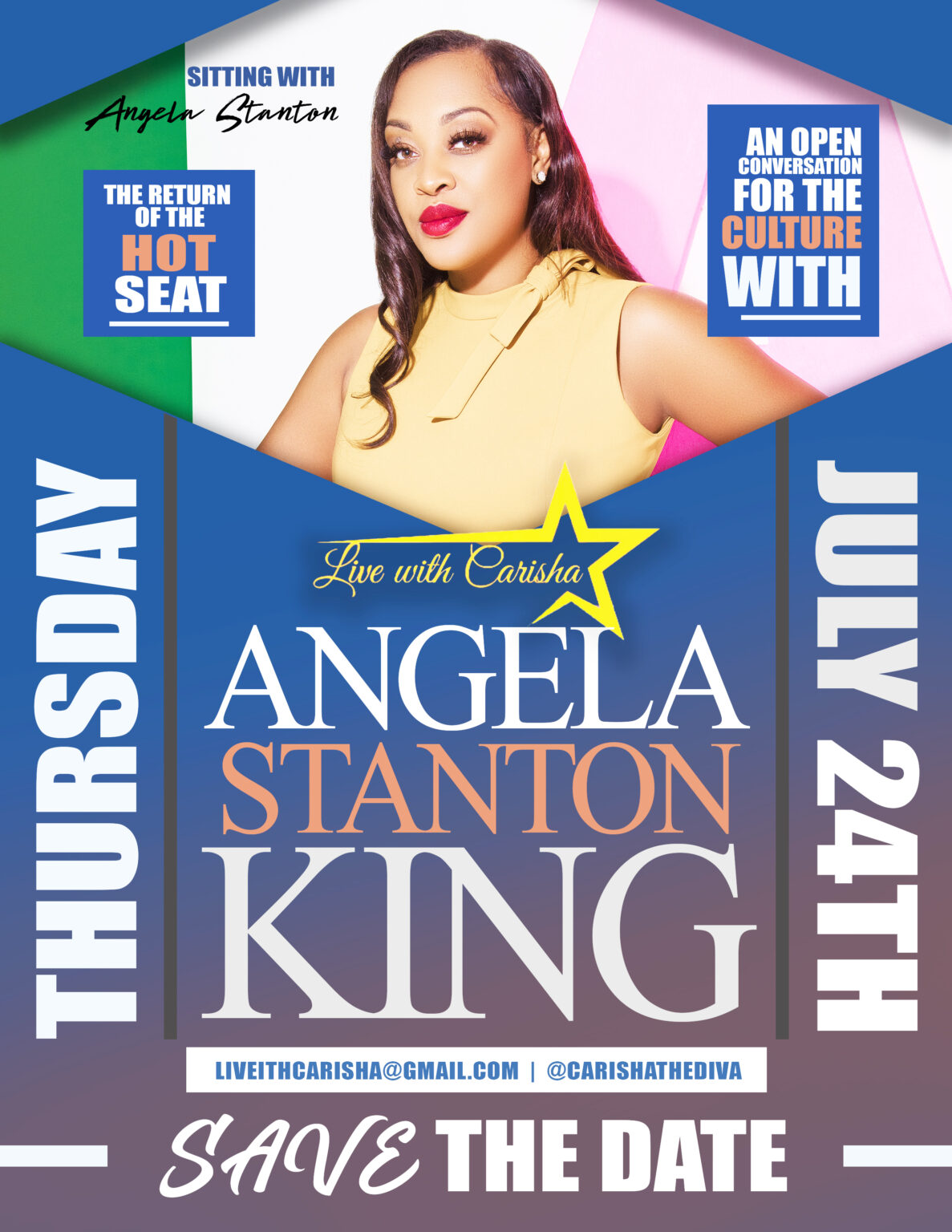 Political Titan Angela Stanton King Announced as the Premiere Hot Seat ...